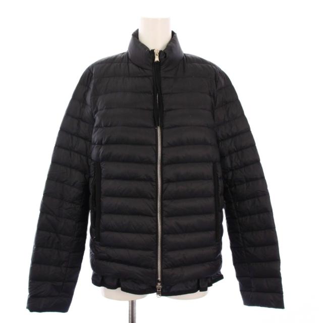 【中古】モンクレール MONCLER BLEIN ライトダウンジャケット アウター 1 黒 510934682794 /KH レディース