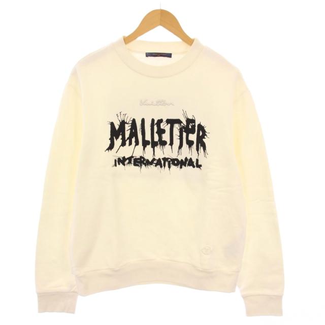 【中古】ルイヴィトン 24SS マルティエインターナショナルグラフィックシグネイチャー スウェット トレーナー 長袖