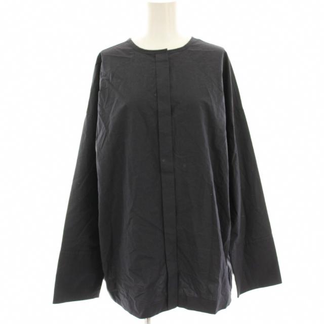 【中古】カレンソロジー Curensology 2WAYリボンブラウス シャツ 長袖 F 紺 ネイビー CL506015ER /HN レディース