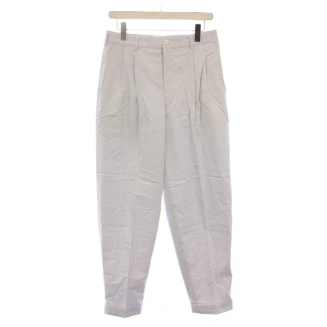 【中古】コムデギャルソンオム 田中オム期 AD1997 テーパードパンツ スラックス タック ジップフライ 水色