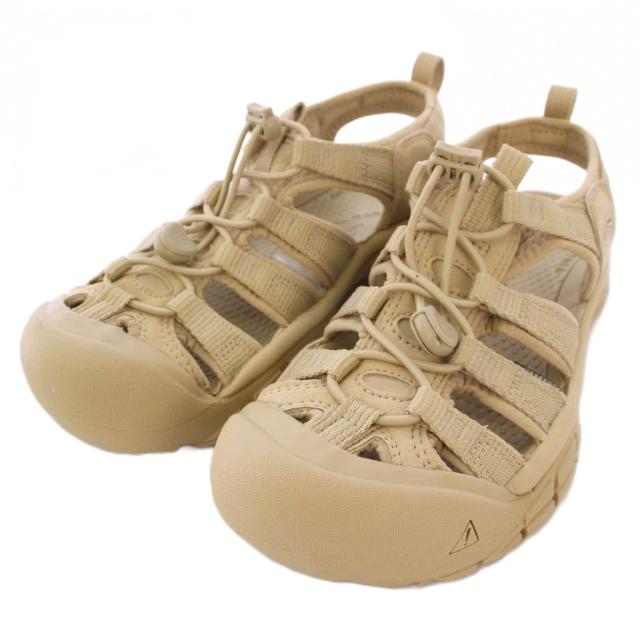 【中古】キーン KEEN ニューポートH2 スポーツサンダル シューズ US6 ベージュ 1027353 /BM レディース