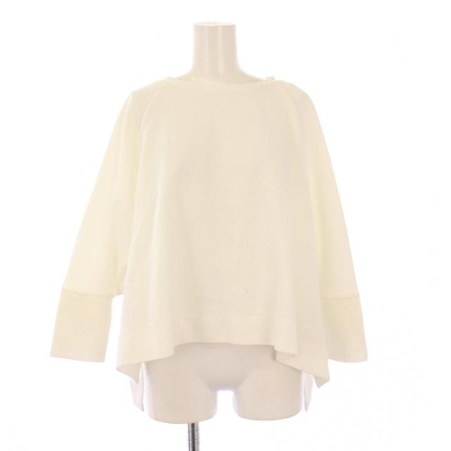 【中古】コグ ザ ビッグスモーク COGTHEBIGSMOKE カットソー 長袖 ドルマンスリーブ クルーネック ストレッチ F 白