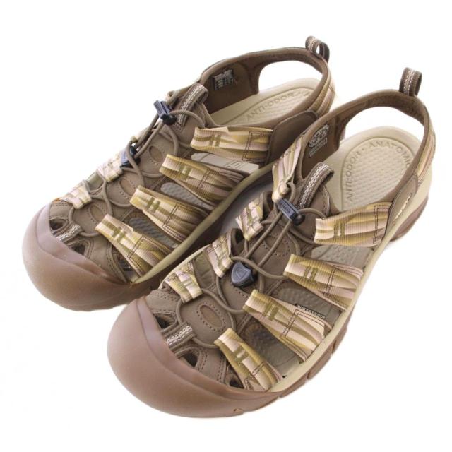 【中古】キーン KEEN NEWPORT ニューポート スポーツサンダル 厚底 US11 29cm 茶 ブラウン 1028520 /BB メンズ