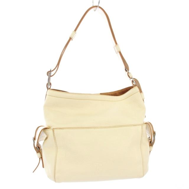 【中古】ヒロフ HIROFU ハンドバッグ ワンショルダーバッグ レザー ホワイト /TK レディース