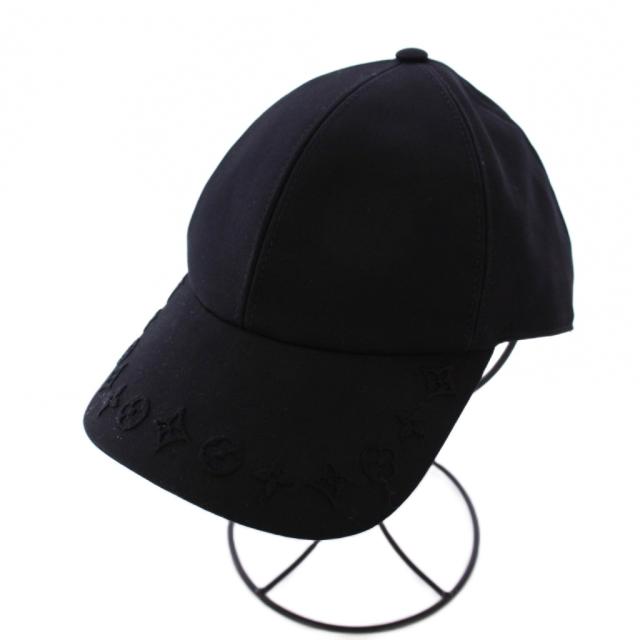 【中古】ルイヴィトン LOUIS VUITTON フィリグラム キャップ モノグラム 黒 M7293M /KH ■OH レディース