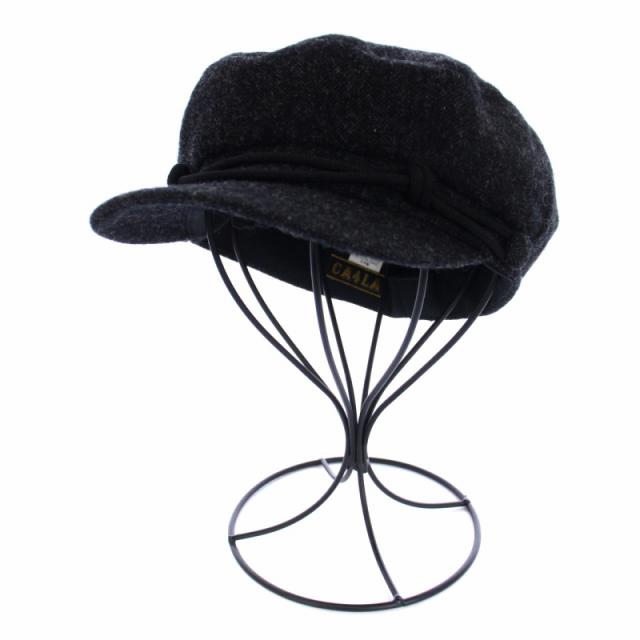 【中古】カシラ CA4LA MOON Heritage Collection キャスケット 帽子 ウール グレー ZKN01561 /BM ...