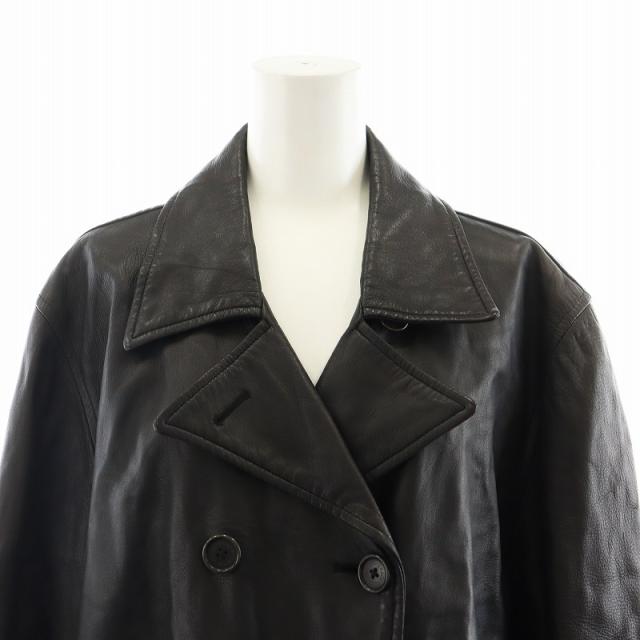 中古】コーチ COACH オールドコーチ コート ロング丈 レザー USA製 L