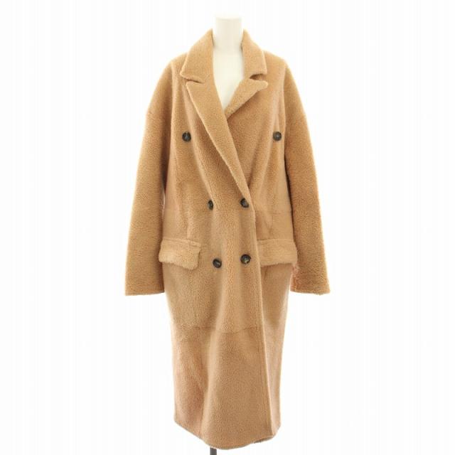 【中古】プロタゴニスタ メリノカーリーウールアウトコート チェスターコート I40 ベージュ A6126SH ▲H レディース