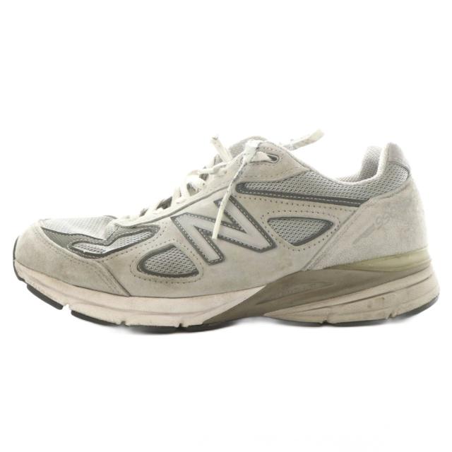 【中古】ニューバランス NEW BALANCE M990GL4 990V4 スニーカー シューズ US9 27.0cm USA製 グレー