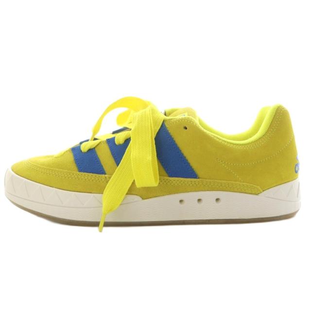 【中古】未使用品 アディダスオリジナルス アディマティック スニーカー シューズ US10.5 28.5cm 黄 青 GY2090