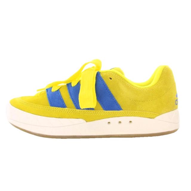 【中古】未使用品 アディダスオリジナルス アディマティック ブライト イエロー スニーカー US9 27cm 黄色 GY2090