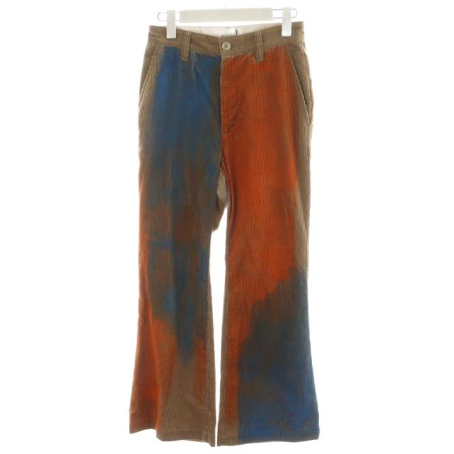 【中古】未使用品 ベルパー MISCHIEF CORDUROY コーデュロイフレアパンツ ジッパーフライ 1 マルチカラー 1912-1423