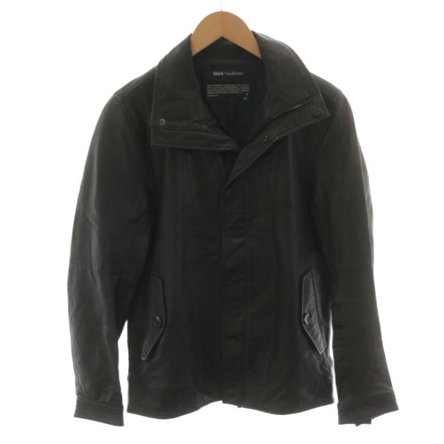 【中古】ブラック サンディニスタ BLACK SANDINISTA レザージャケット 革ジャン ゴートレザー S 黒
