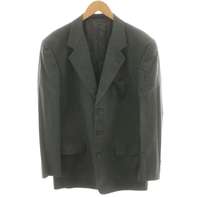 【中古】ポールスミス PAUL SMITH LONDON Botto Giuseppe テーラードジャケット シングル ウール 93 79 175 L グレー