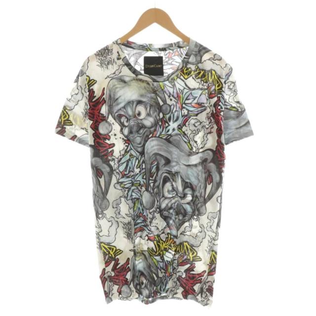 【中古】未使用品 ドレスキャンプ 15SS Tシャツ カットソー 半袖 KAZZROCK グラフィティ プリント 52 マルチカラー