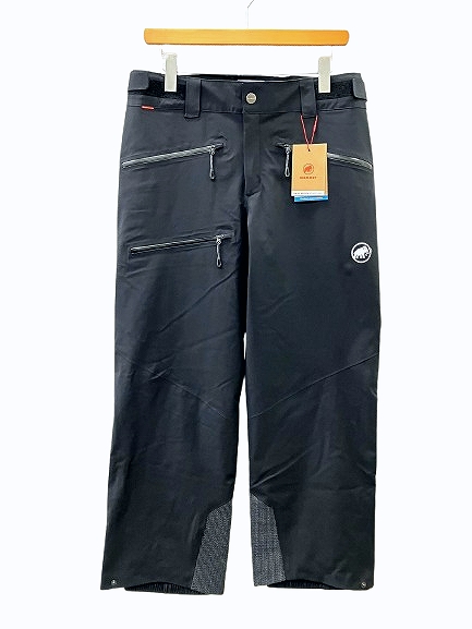 【中古】未使用品 マムート MAMMUT Stoney HS Pants Men スノーパンツ 48 黒 1020-13070 スキー ウインター スポーツ