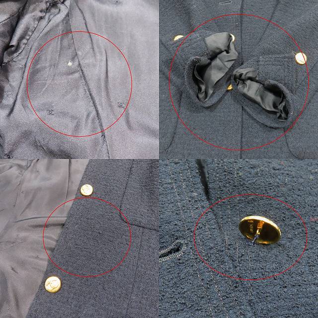 中古】CHANEL BOUTIQUE vintage 1993年 93C 金ボタン ココマーク