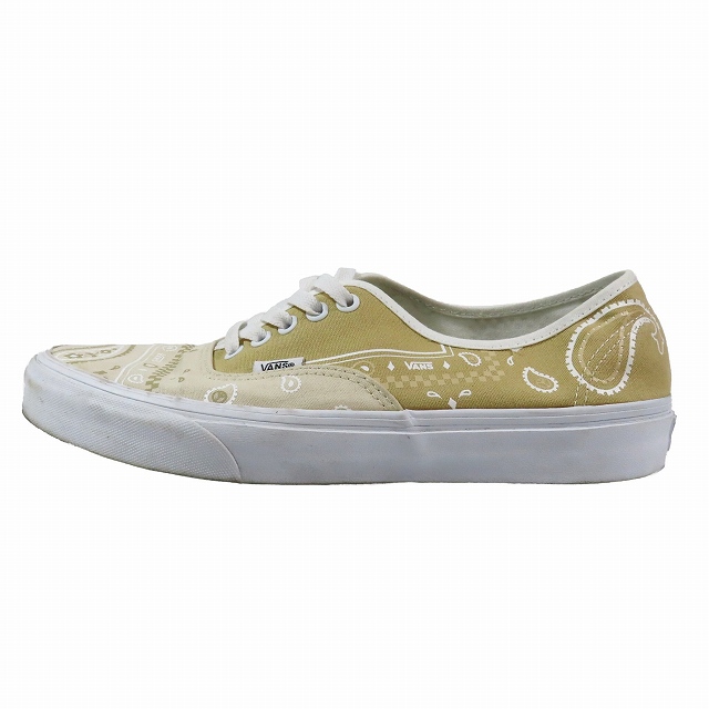 【中古】バンズ VANS オールドスクール OLD SKOOL ローカット スニーカー ペイズリー柄 28.0 ベージュ 751505の通販は ...