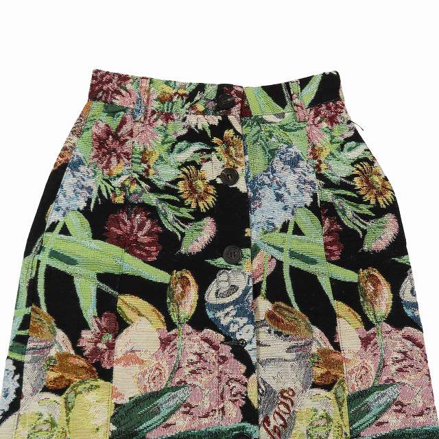 中古】美品 GOLDEN GOOSE ゴブラン タイトスカートフロントボタン