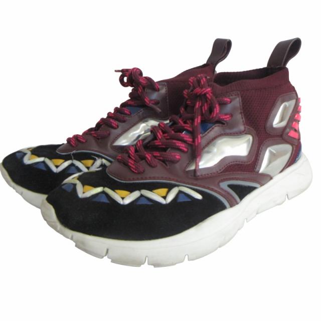 【中古】ヴァレンティノ ガラヴァーニ ヒーローズレフレックススニーカー ソックススニーカー 41 26.5cm PY0S0A71-UQF