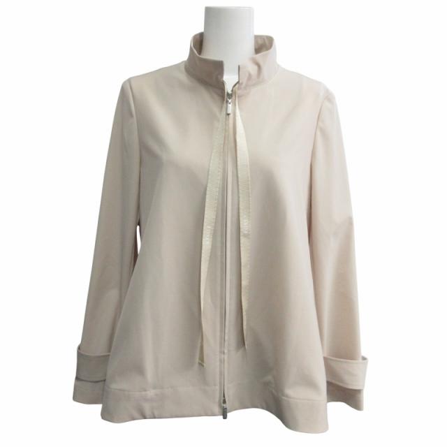 【中古】フォクシーニューヨーク 極美品 23年 Carmen ショートコート カルメン 43475 ベージュ 38 約Mサイズ IBO76