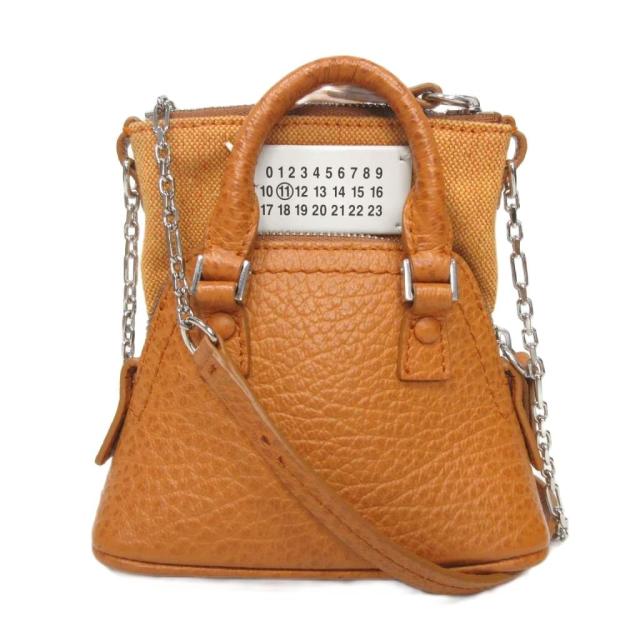 【中古】メゾンマルジェラ 11  24SS 極美品 5AC BABY Shoulder Bag ショルダーバッグ レザー SB3WG0025 マスタード