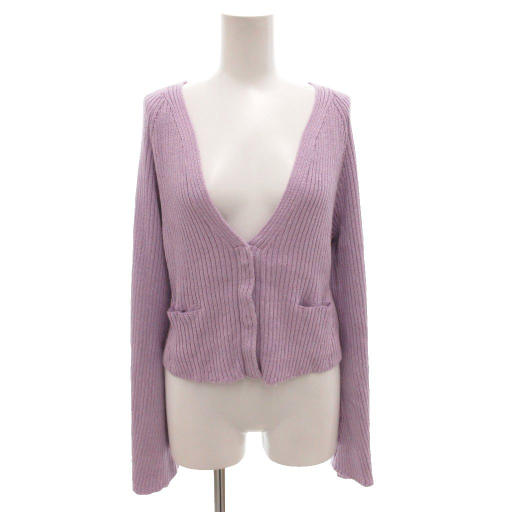 【中古】マメクロゴウチ  Mame Kurogouchi 22SS Washable Linen Knitted Cardiga カーディガン カーデ 麻 リネン 1