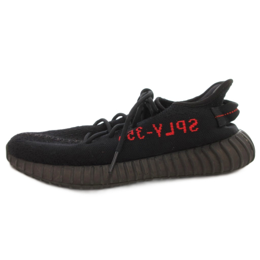 【中古】アディダス adidas YEEZY Boost 350 V2 Bred スニーカー シューズ 26.5 黒 ブラック CP9652 IBO82 /FF