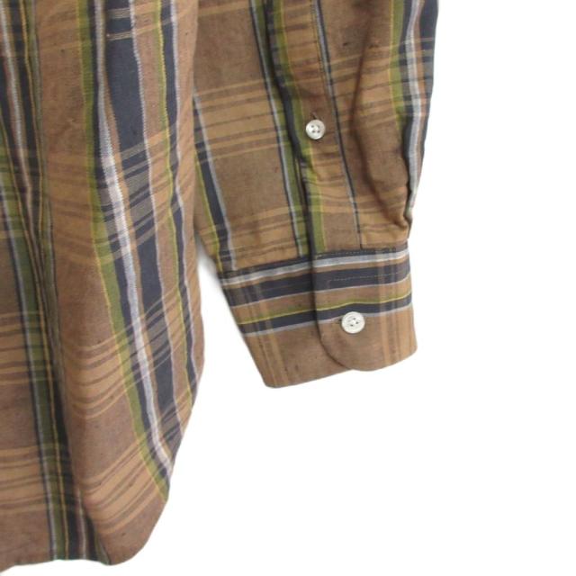 中古】CORDINGS × BEAMS F 極美品 24SS コットンリネン チェック