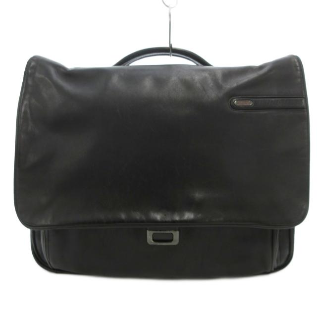 【中古】トゥミ TUMI 96192D4 廃盤 オールレザー 本革 エクスパンダブル ブリーフケース 書類カバン フラップ ロゴ