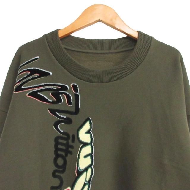 中古】ルイヴィトン 美品 23AW シグネチャー クルーネック スウェット