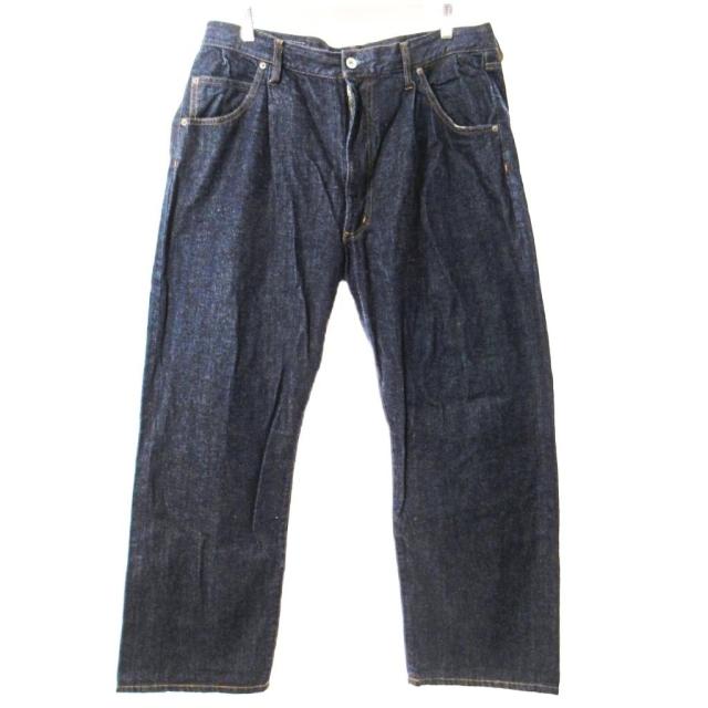 【中古】ベルスタンプウエア BELL STAMP WEAR デニム パンツ ジーンズ ジーパン XL 濃紺 1105 メンズ