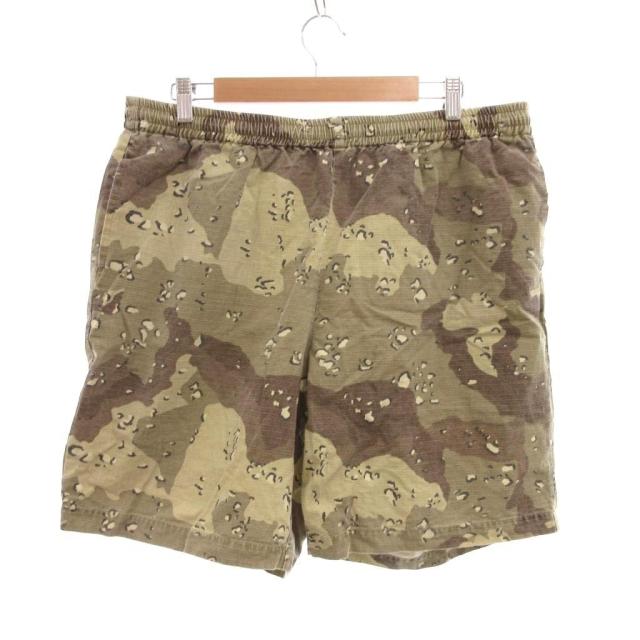 【中古】エーシー Acy × ALWAYTH カモショーツ ハーフパンツ カモフラ柄 ミリタリー イージー 3 ブラウン カーキ