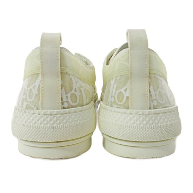 【中古】ディオール Dior B23 ロートップスニーカー オブリーク 41 25.5cm ホワイト 白 1106 ■MNK2 メンズ