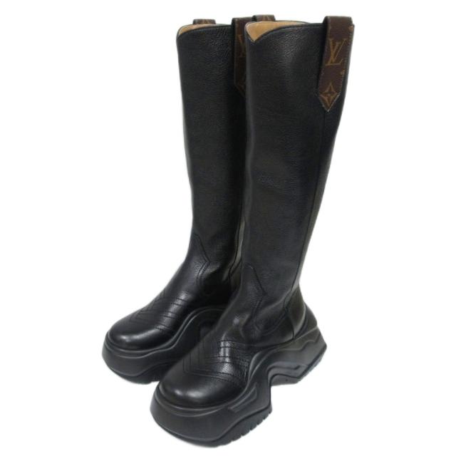 【中古】未使用品 ルイヴィトン 23SS LV ARCHLIGHT 2.0 アークライト モノグラム ロングブーツ 34 約21.5cm ■MNK