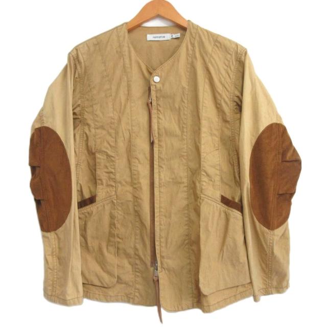 【中古】ノンネイティブ ハンタージャケット C/N オックスフォード エルボーパッチ NN-J3505 ブラウン 0 IBO84