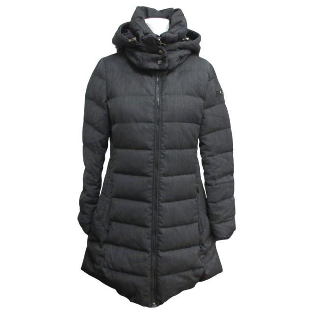 【中古】タトラス TATRAS ポリテアマ ウール フーデッド ダウンコート ダウンジャケット 3 グレー LTA7TM4425