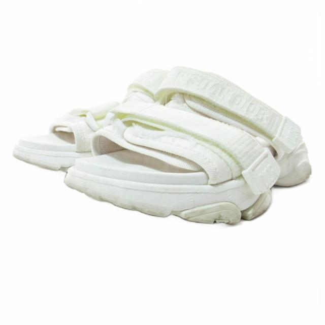 【中古】クリスチャンディオール Christian Dior D-WANDER Dワンダー 2022 サンダル ベルクロ ロゴ 35 22cm 1203