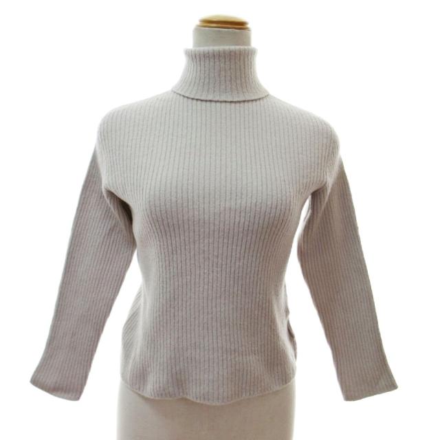 【中古】ヨウジヤマモト YOHJI YAMAMOTO FEMME タートルネックニット セーター 長袖 ウール 2 グレー F0-K02-190
