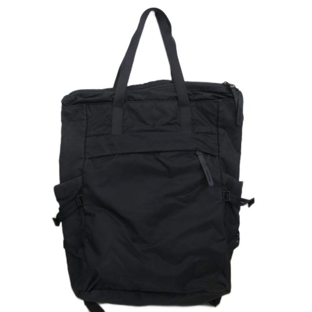 【中古】ポーター PORTER GIRL ガール CAPE ケープ 2WAY リュックサック トートバッグ A4 PC 黒 ブラック IBO86