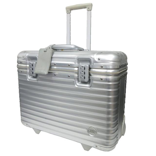 【中古】リモワ RIMOWA Audi アウディ 廃盤 PILOT トパーズ パイロットトロリー スーツケース キャリーバッグ 36L