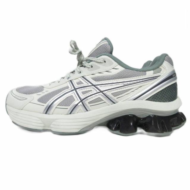 【中古】アシックス asics GEL-KINETIC FLUENT 1203A591 Seal Greyゲルキネティック スニーカー グレー系 26.5