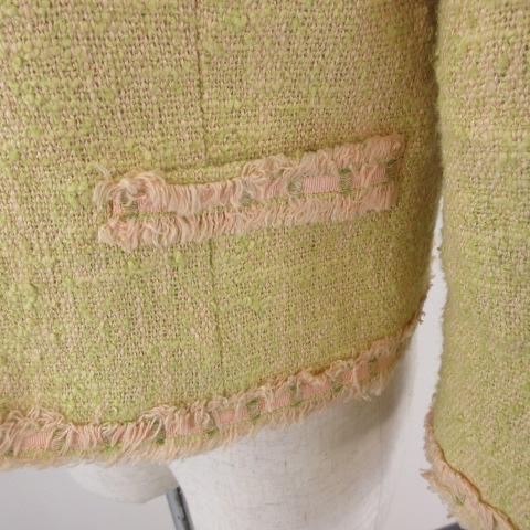 中古】フォクシーブティック FOXEY BOUTIQUE ノーカラージャケット 七