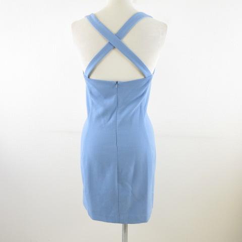 中古】ブラックハロー BLACK HALO ミニワンピース ドレス タイト 青 2