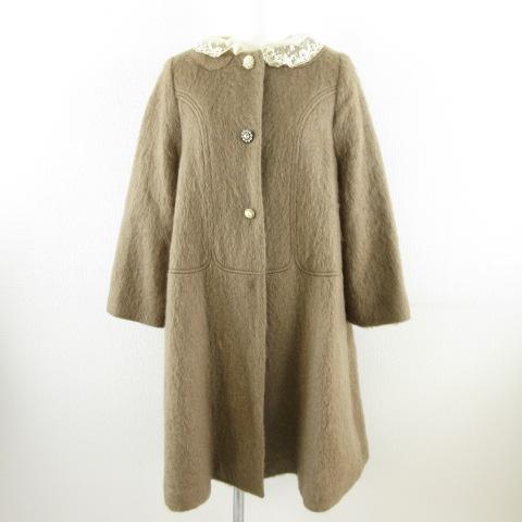 アウター 上着 コート ステンカラーコート トレンチ風 Aライン ミドル