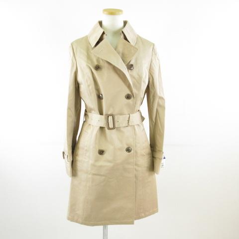 【中古】未使用品 イマジナチオーネ IMMAGINAZIONE I.M.G.N トレンチコート 長袖 ロング ベージュ 9 *T312 レディース