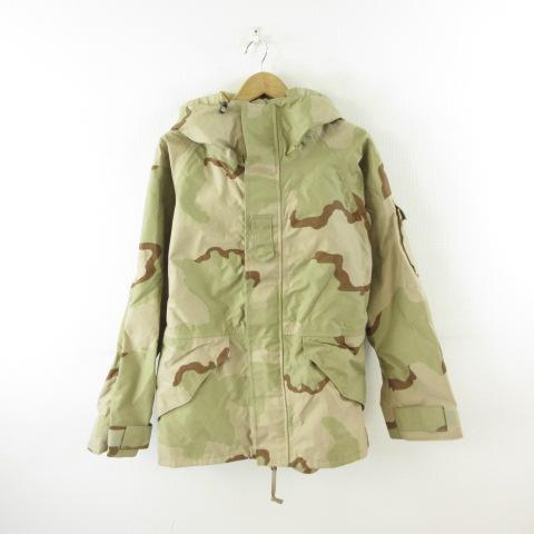 【中古】ユーエスアーミー U.S.ARMY ECWCS COLDWEATHER ミリタリージャケット 長袖 カモフラージュ柄 迷彩柄  M メンズ