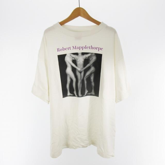 【中古】セントマイケル SAINTMICHAEL 25SS Robert Mapplethorpe EMBRACE ロバートメイプルソープ  SM-HR8-0000-C19 L
