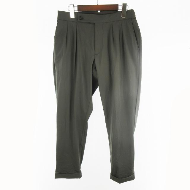 【中古】BERWICH ベルウィッチ SCOTCH スコッチ mg1751x army アーミー パンツ スラックス タック ナイロン 48