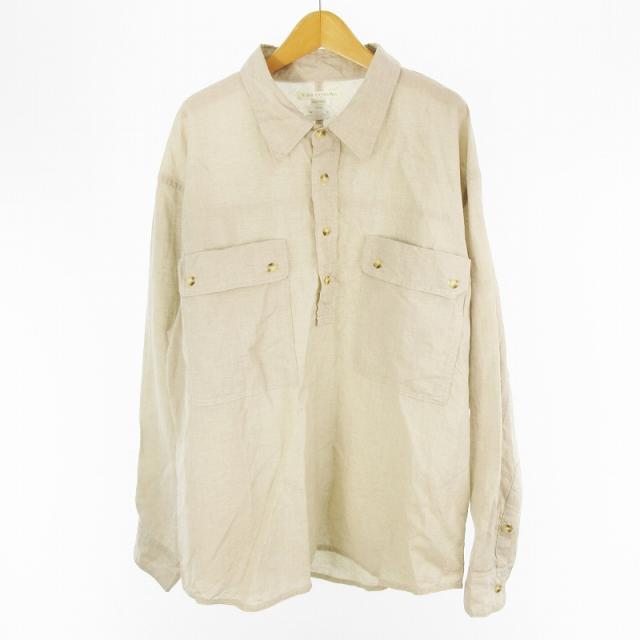 【中古】YE OLDE AND NEW MAN RANDONNEUR ランドゥヌール ANORAK PULLOVER SHIRTS 2 アノラック シャツ リネン ウール